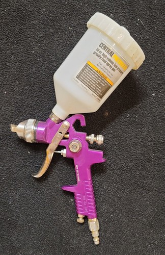 Air Spray Paint Brush Gun Central Pneumatic 20 oz High Volume Gravity ...