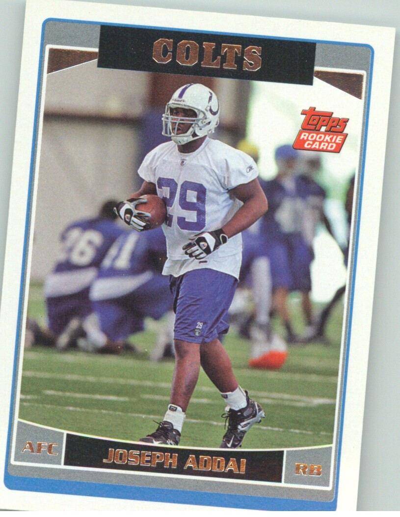 2006 Topps #364 Joseph Addai | eBay