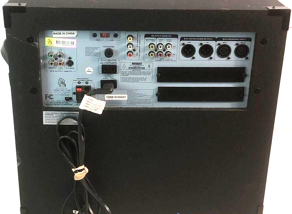 VocoPro Gig Star II Portable Professional Karaoke Machine DVD does not ...