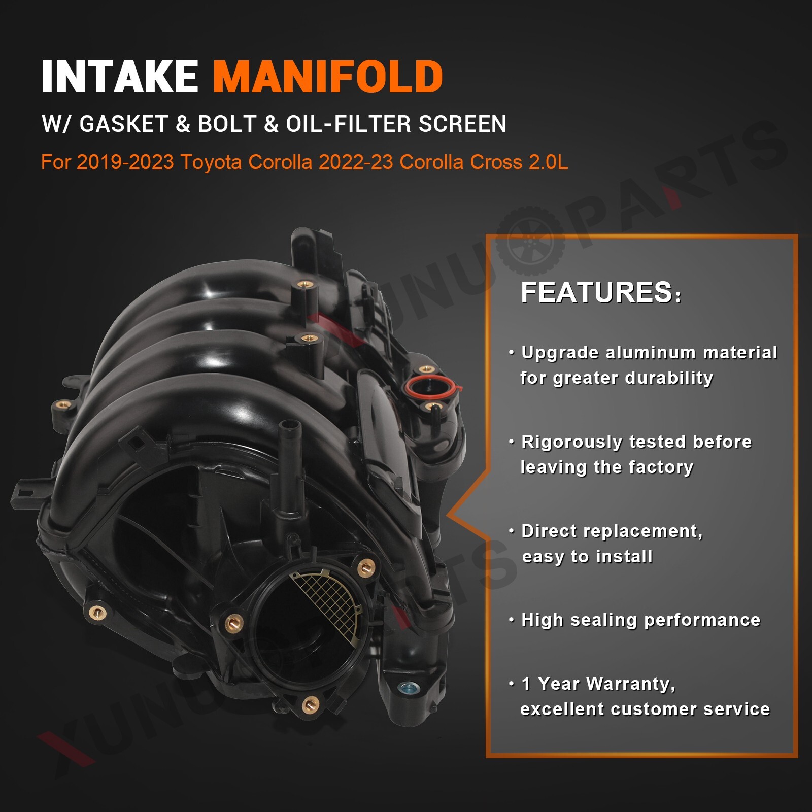 Engine Intake Manifold for 2019-2023 Toyota Corolla 2.0L Naturally ...