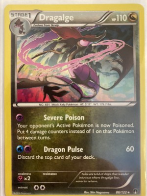 Dragalge 86/122 Holo Rare XY Breakpoint Pokemon Card Mint | eBay