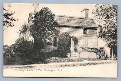 FLEMINGTON NJ FLEMING'S CASTLE 1756 ANTIQUE POSTCARD | eBay
