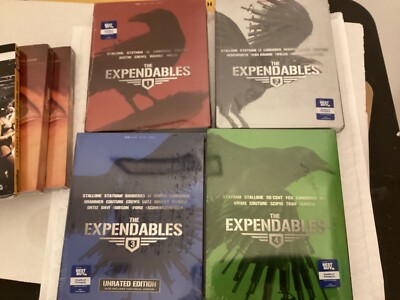 Expendables 4K 1 2 3 4 Steelbook Collection 4K UHD/Blu-ray/Digital ...