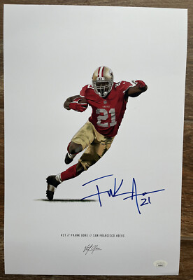 FRANK GORE Signed/Auto 18x12 LITHO/PRINT! *JSA COA* By Vincent Claire ...