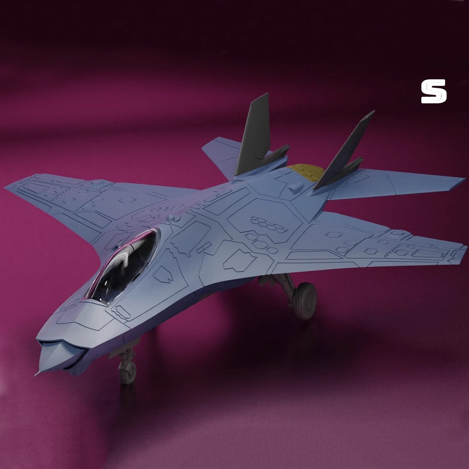 3D Printed 1/72 Russian fifth-generation aircraft MiG 41S Unpainted ...