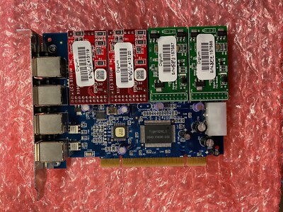 Digium TDM400P 4 port TDM To PCI PBX Card W/2 FXO & 2 FXS cards | eBay