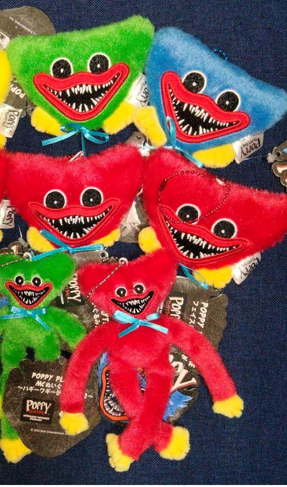 Poppy Playtime Huggy Wuggy Plush Face Mascot Set of 11 prize item From ...