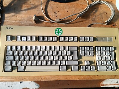 Vintage Epson Keyboard Unit Q203A Tastiera Per Computer Vintage | eBay