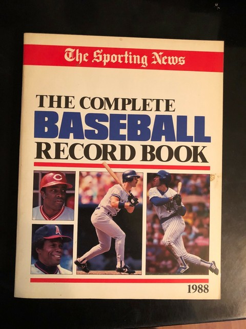 The Sporting News Complete Baseball Record Book, 1988 (1988, Trade ...