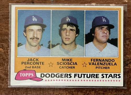 1981 Topps - Fernando Valenzuela, Mike Scioscia, Jack Perconte (RC) | eBay