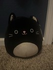 Halloween Squishmallow Autumn The Black Cat 8" White Sparkle Belly ...