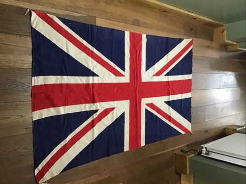 Collectible Patriotic Vintage Large Union Jack British Flag 67” X 39 ...