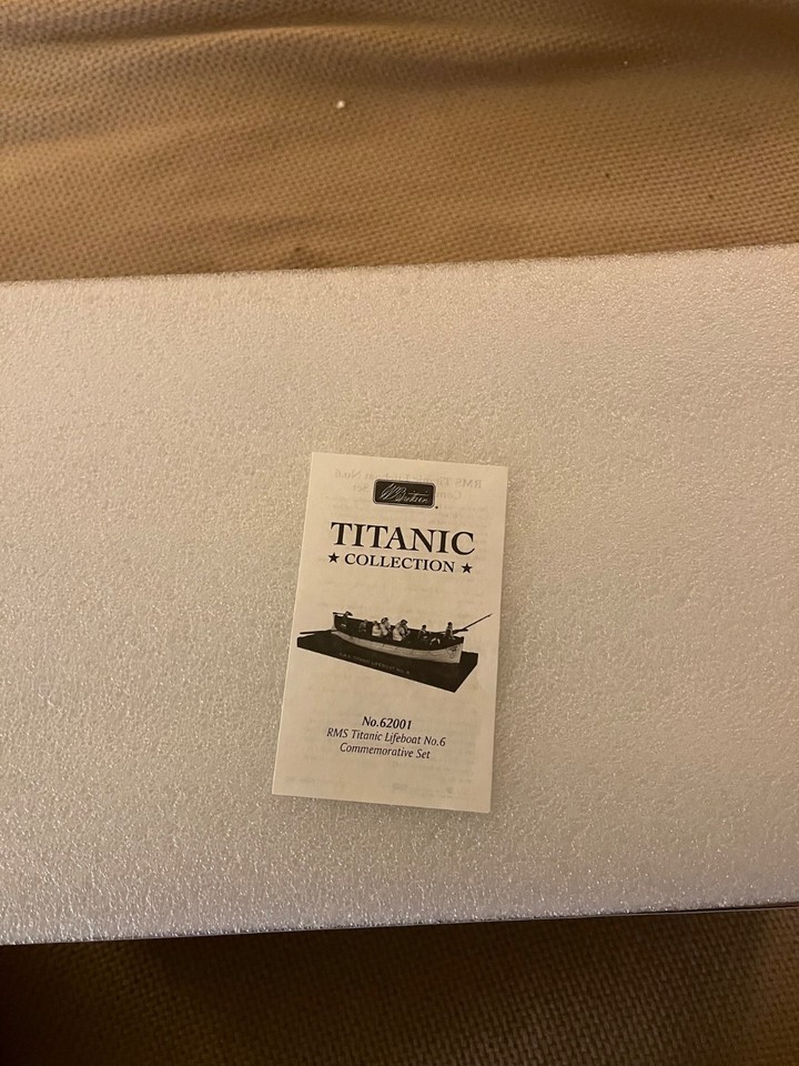 Britians Titanic Lifeboat #6 NIB opened for pictures only | eBay
