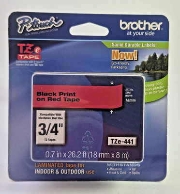 Brother TZ441 TZ-441 TZE441 P-Touch Label Tape TZe-441 *Authorized ...