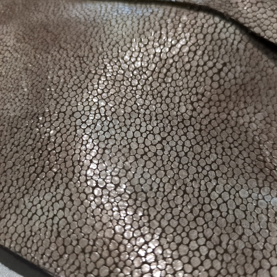 Moore & Giles Stingray Espresso Multi Tan Bone Hide Leather Offcuts ...