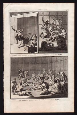 Engraving Of Picart 1728 Ceremony Of Indian Of America | eBay