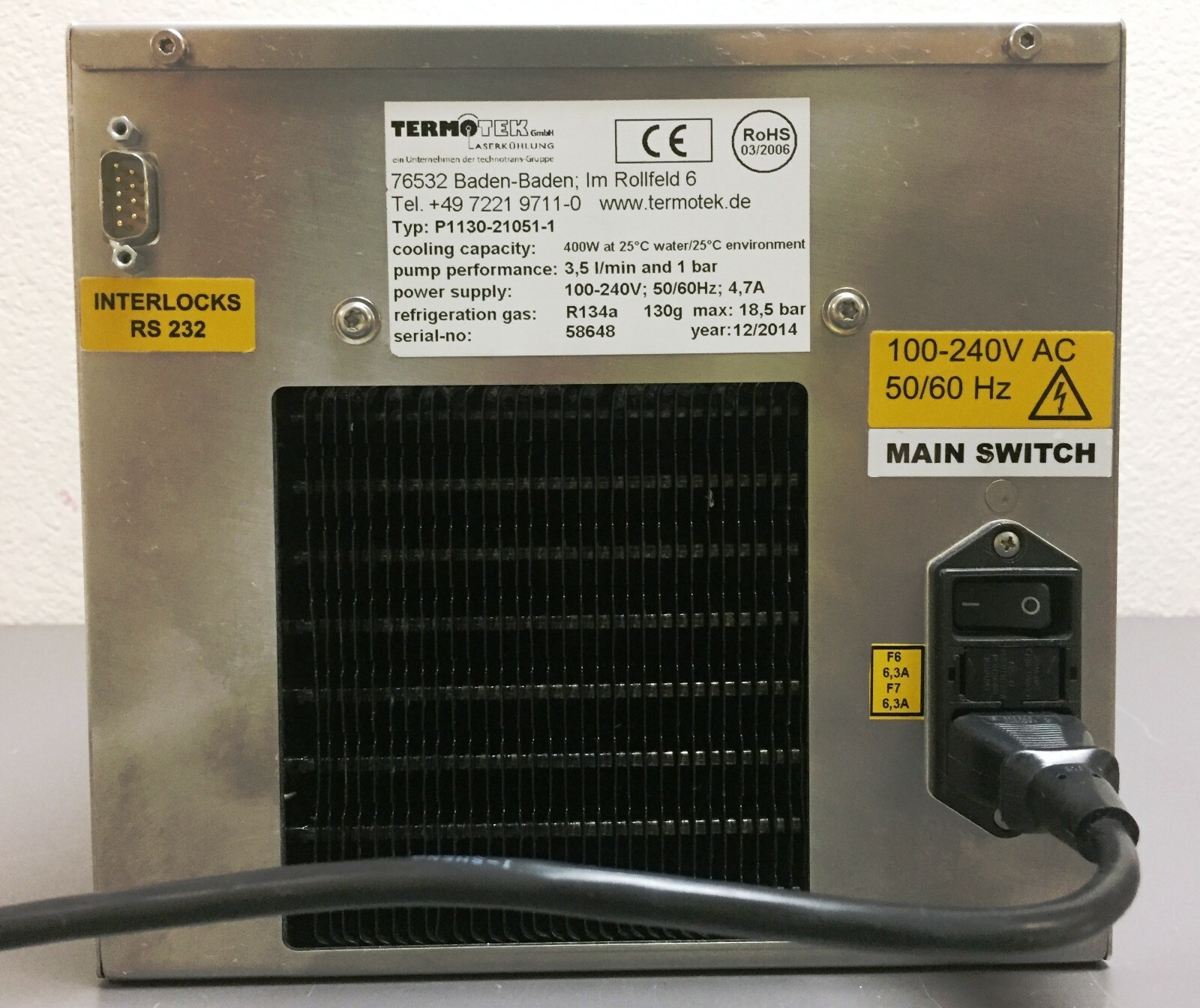 Termotek P1130-21051-1 Desk Top Compact Chiller | eBay