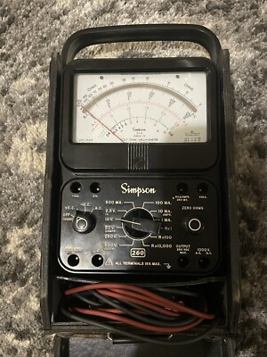 Vintage Simpson 260 Series 6 Multimeter, Tested, See Description and ...