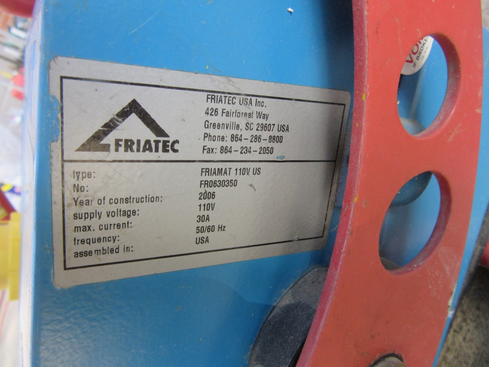 Friatec Friamat Electrofusion Machine Plastic Pipe Fusion 110v WORKS ...