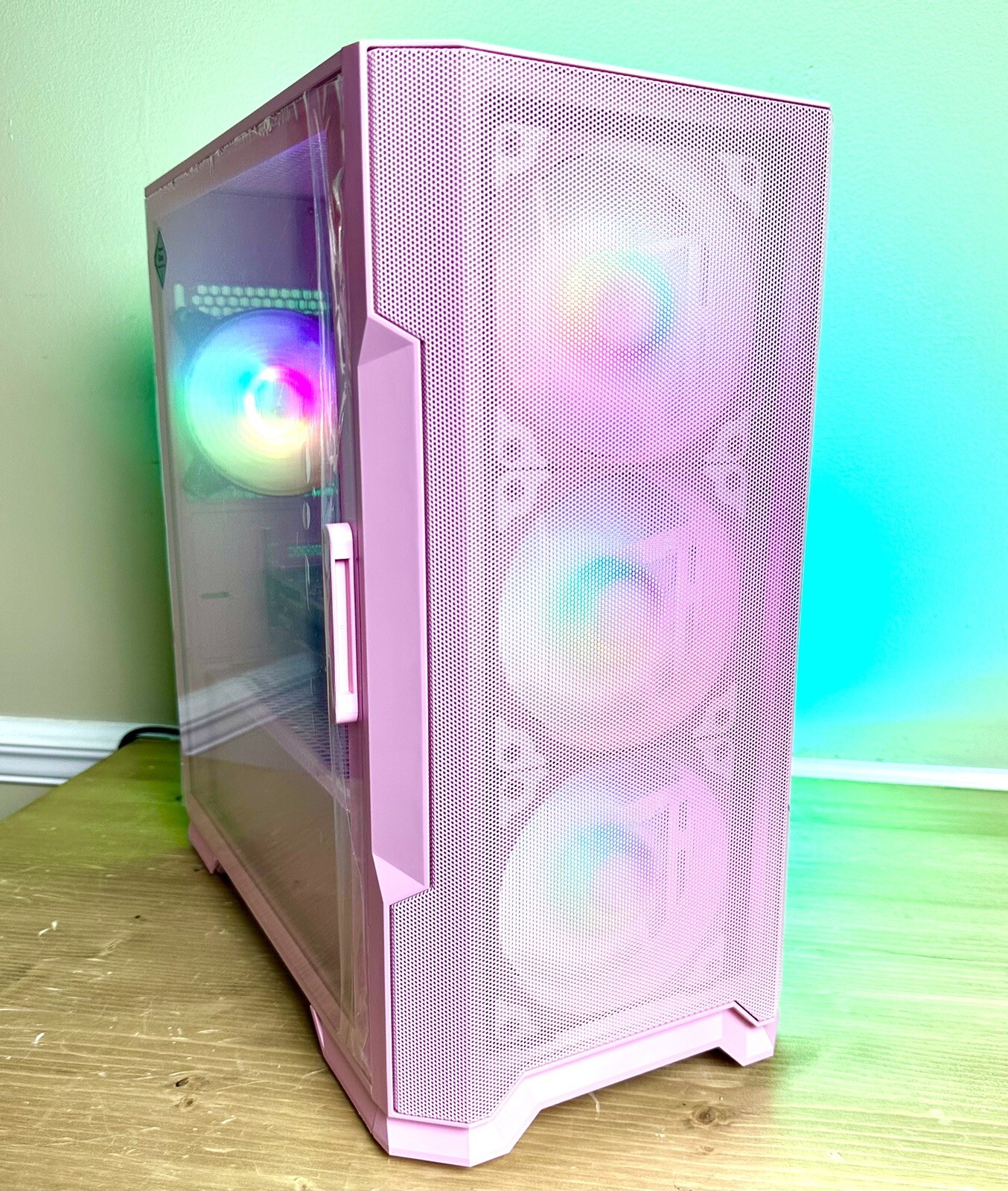 Pink Gaming PC - intel i7 4th gen - Nvidia GTX 1650 - 8gb Ram - 1TB SSD ...