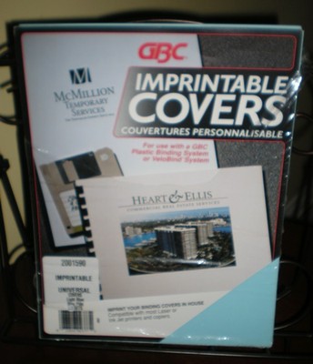Binding Covers & Spines - Velobind Blue