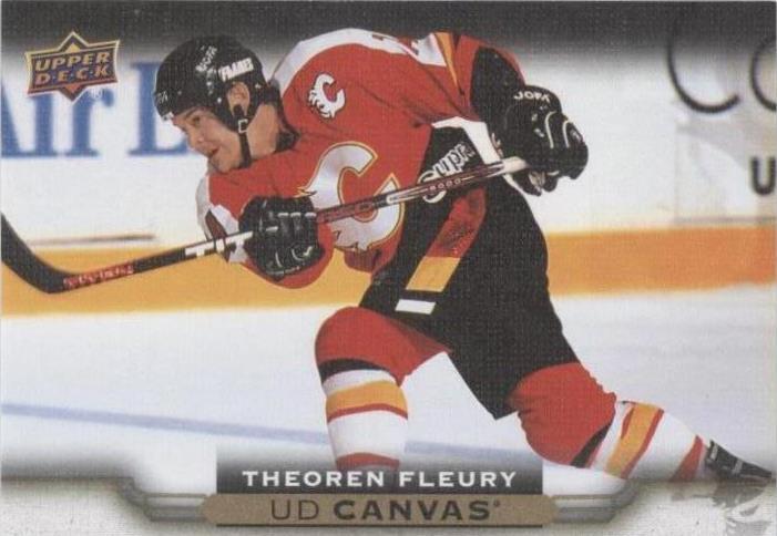 2015-16 Upper Deck - Ud Canvas Retired Stars Theoren Fleury #C252 for ...