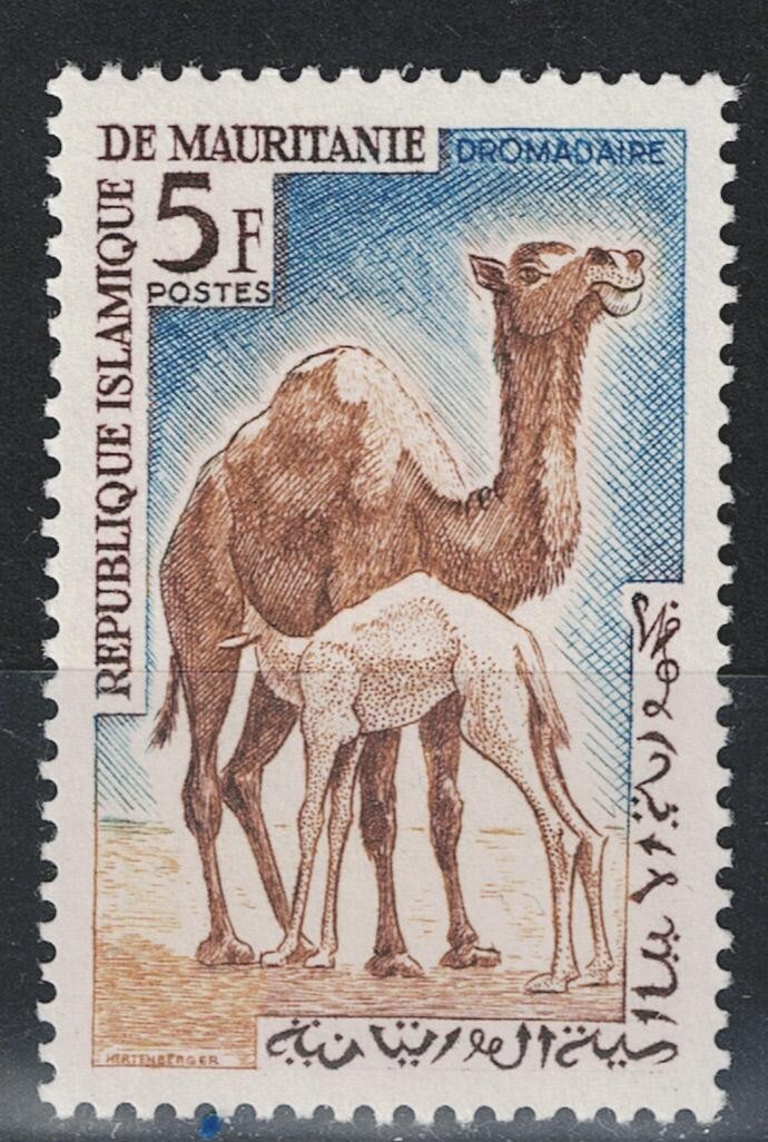 Mauritania Farm Animals Camel stamp 1965 MHH A-19 | eBay