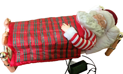 VTG Telco Marionette Electronic Sleeping Snoring Whistling Santa REPAIR ...