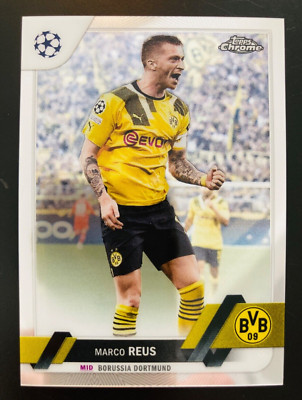 2022-23 Topps Chrome UEFA UCC # 165 Marco Reus Borussia Dortmund card ...
