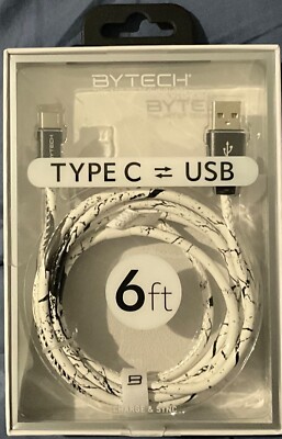NEW BYTECH TYPE C USB Charge and Sync 6ft Cable | eBay