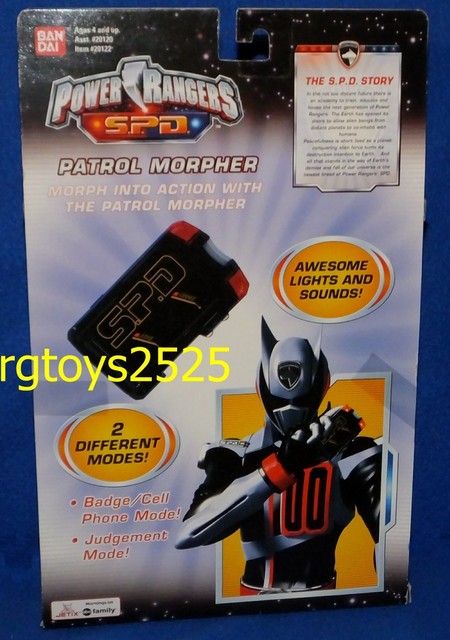 Power Rangers SPD Space Patrol Morpher Shadow Delta W Judgement Mode ...