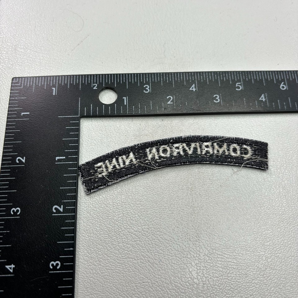 US Navy Commander Coastal Riverine Squadron COMRIVRON NINE Tab Patch ...