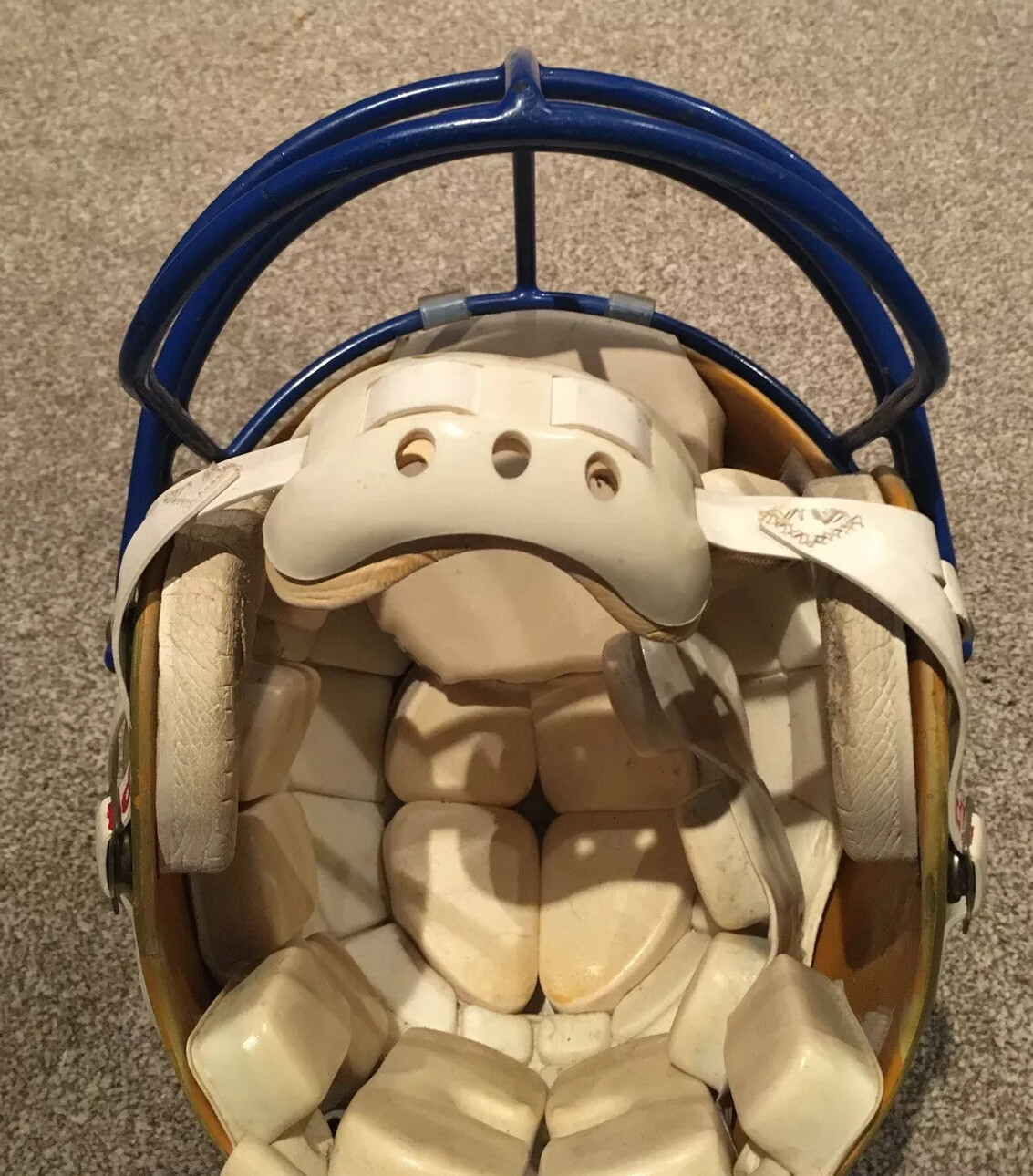 Genuine Game Worn London Monarchs American Football Helmet worn by ...