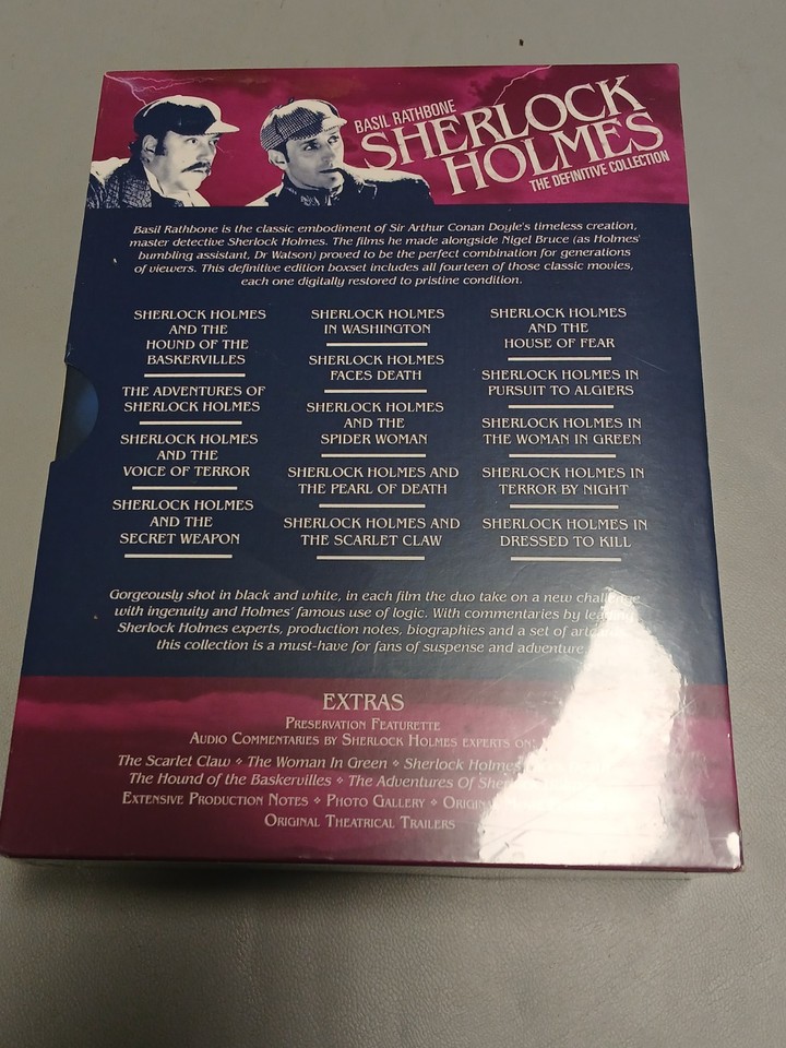 sherlock holmes the definative collection dvd set optimum classic | eBay UK