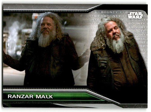 2021 Topps Star Wars Bounty Hunters #B1-34 Ranzar Malk | eBay