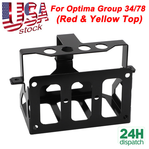 Under Frame Side Mount Battery Tray For Optima Group 34/78 Hot Rod Mini ...