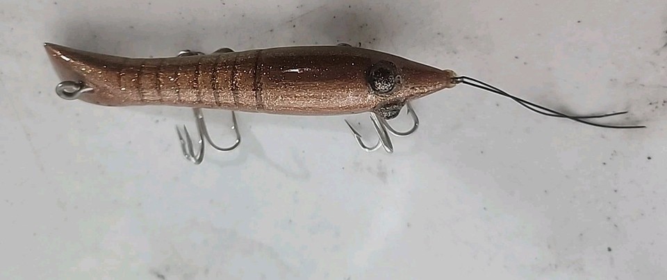 Vtg Allen Veach Shrimp Lure Marked AV 541-06 GC | eBay