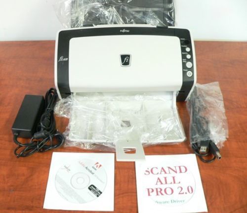 Fujitsu fi 6140 Scanner--complete with Copy of DVD/ADOBE 9.0 GRADE A | eBay