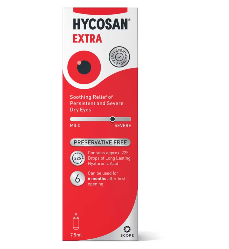 Hycosan Eye Drops Shield / Extra / Intense / Dual / Original / Fresh ...