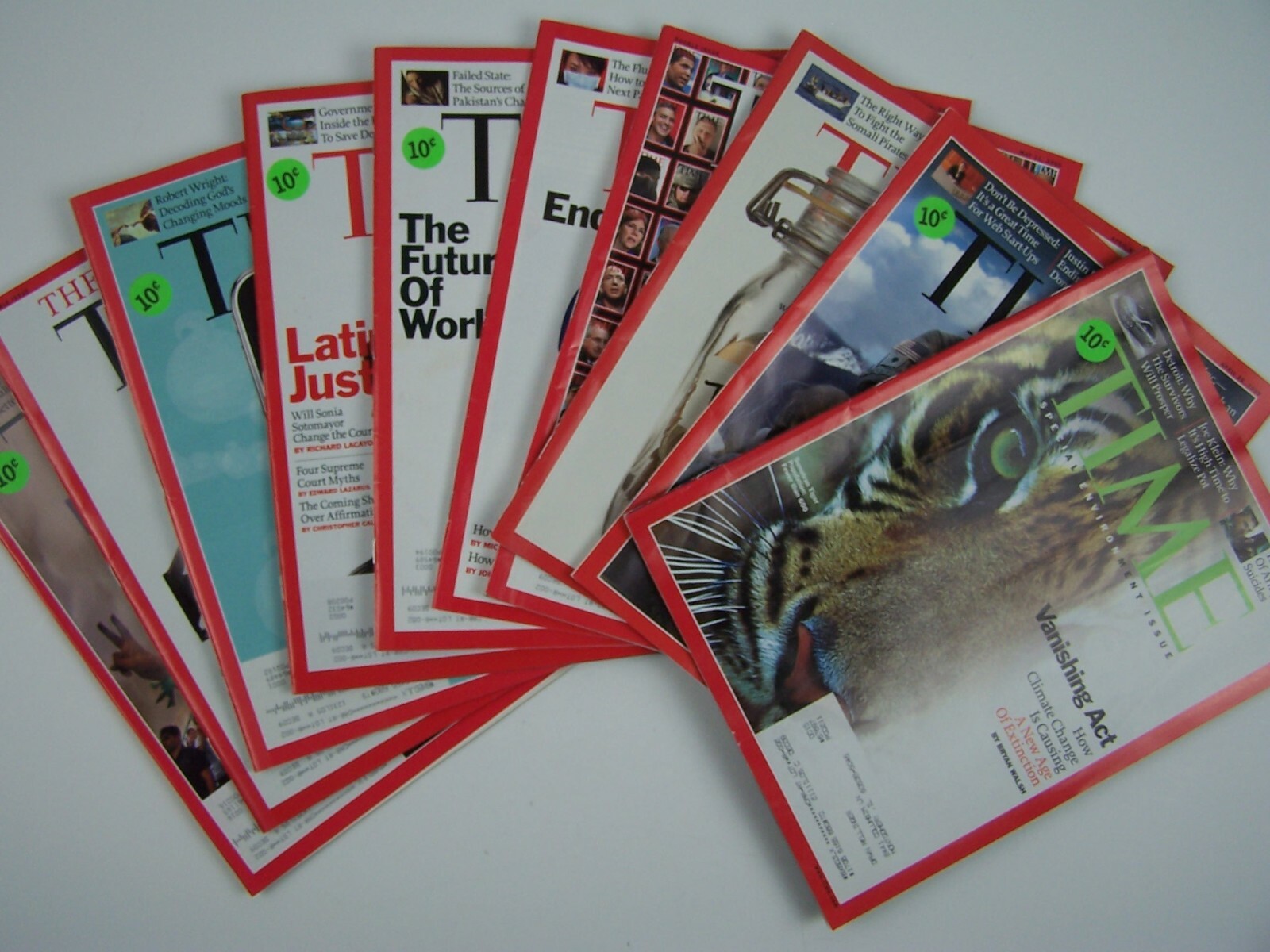 Time Magazine Back Issues Lot 2Q 2009 | eBay