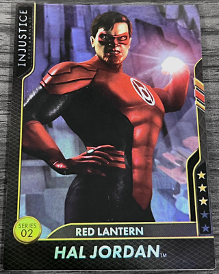 Raw Thrills Injustice Series 2 Red Lantern Hal Jordan 69/110 Card Holo ...