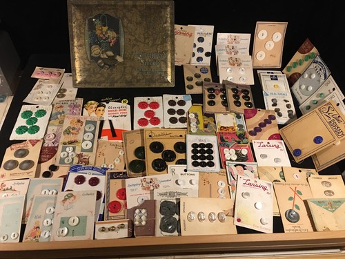 Lot of 50+ Vintage Buttons & Bobby Pins Fashion Sewing in Candy Tin | eBay