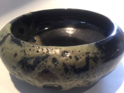 Vintage Mid Century Modern Lava Glaze Abstract Pottery Bowl Signed | eBay