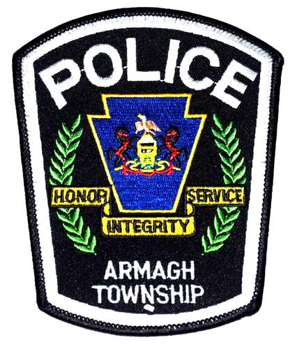 ARMAGH TOWNSHIP TWP PENNSYLVANIA PA Sheriff Police Patch KEYSTONE STATE ...