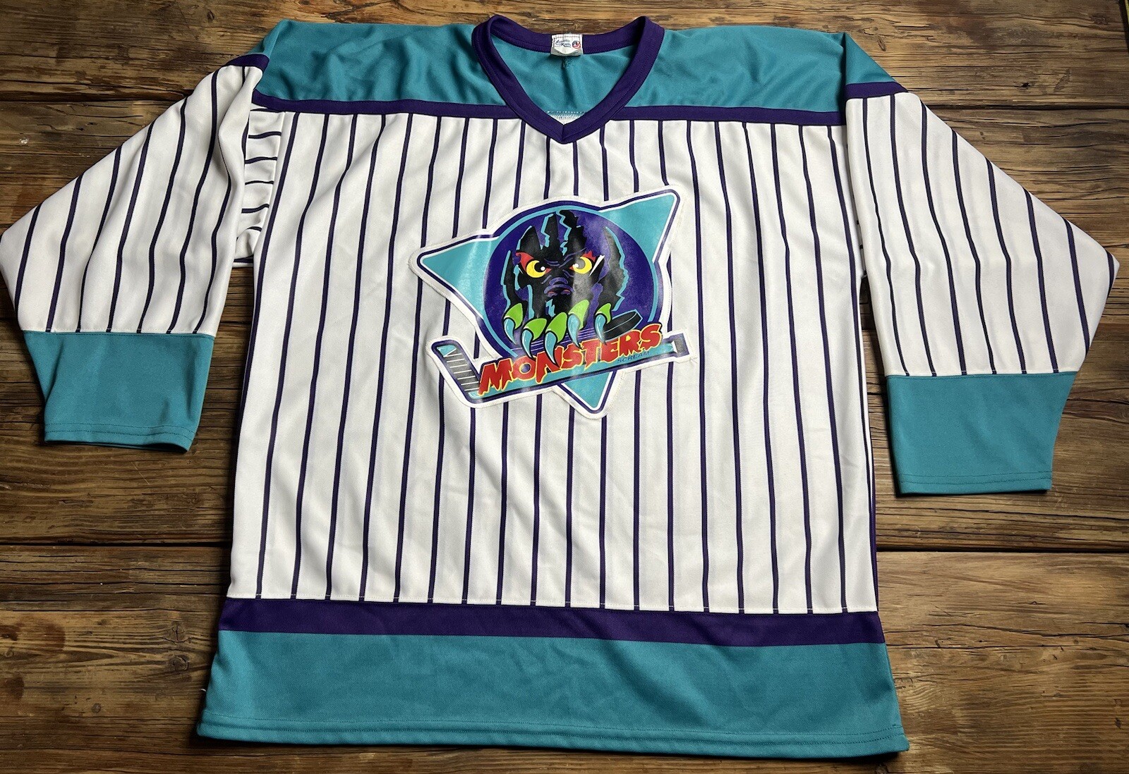 ️COLLECTOR RARE Vintage Madison Monsters UHL HOCKEY JERSEY Size XL | eBay