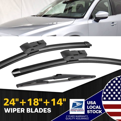 Front+Rear Wiper Blades for Mazda CX-5 KF 2017-2021 Windshield ...