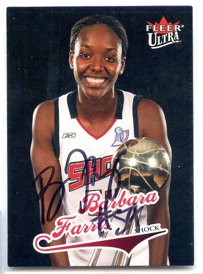 Barbara Farris signed autographed AUTO 2004 Ultra WNBA card #84 | eBay