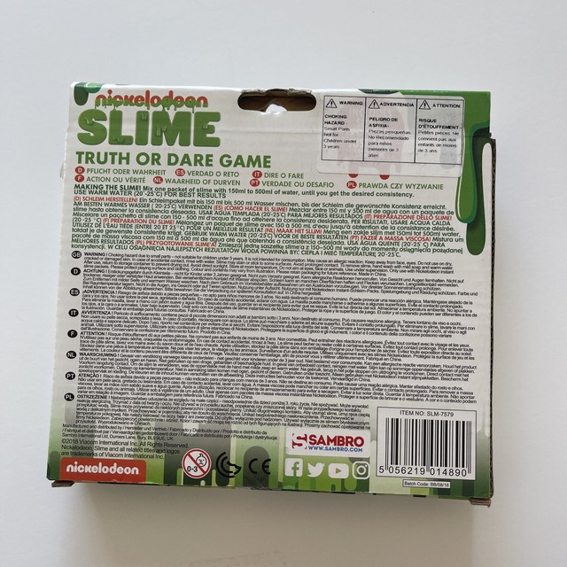 Nickelodeon Slime Truth or Dare Game Sambro for sale online | eBay