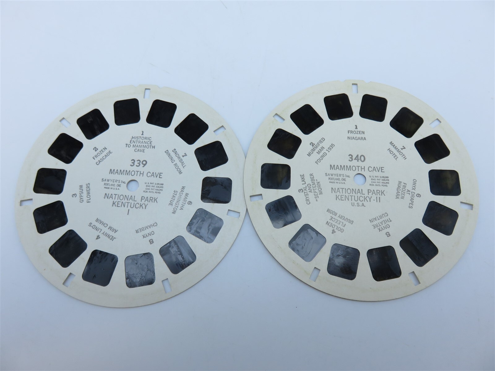 View Master Reel 339-340, Mammoth Cave National Park I & II, KY, Single ...