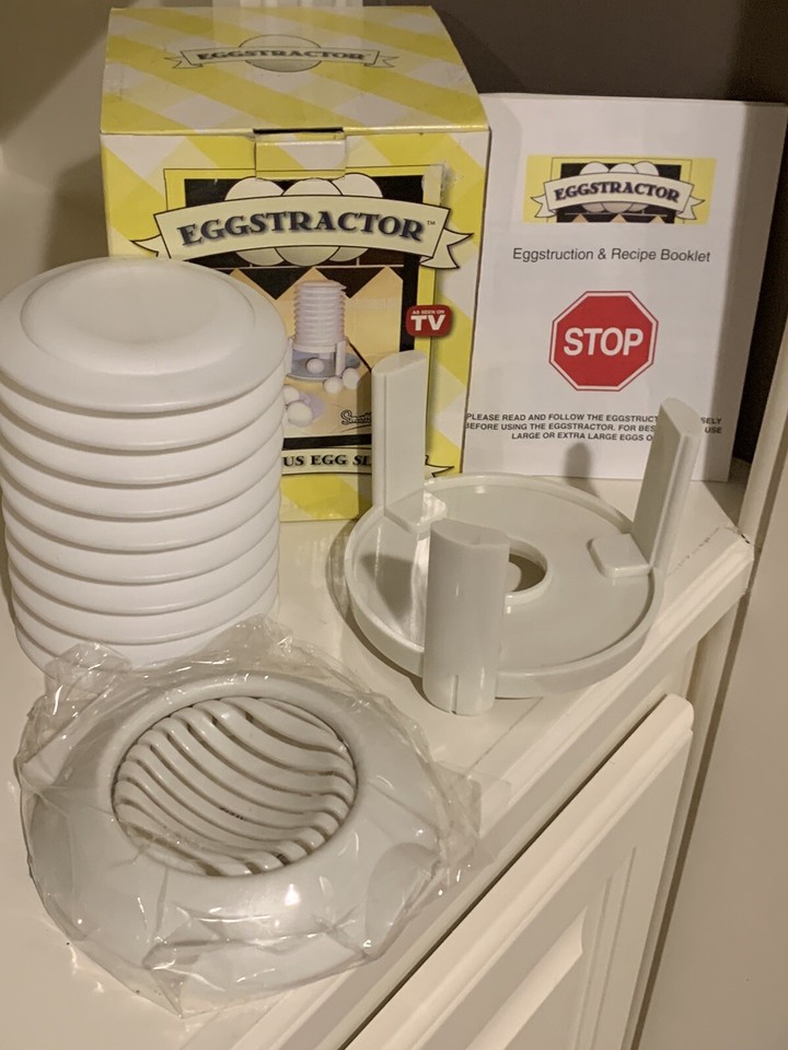 EGGSTRACTOR Egg Peeler As Seen On TV Boiled Egg Peeler Good in Box | eBay